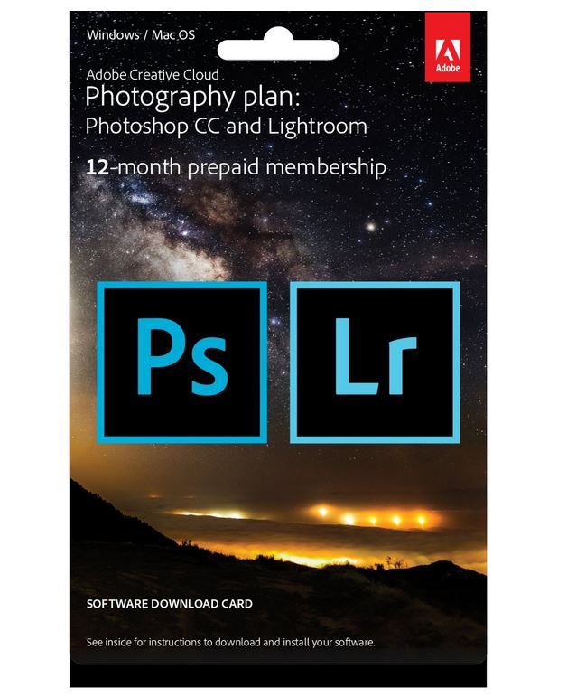 Buy Adobe Photoshop CC and Lightroom CC Bundle (12 month subscription) Buy Adobe Photoshop CC and Lightroom CC Bundle (12 month subscription)